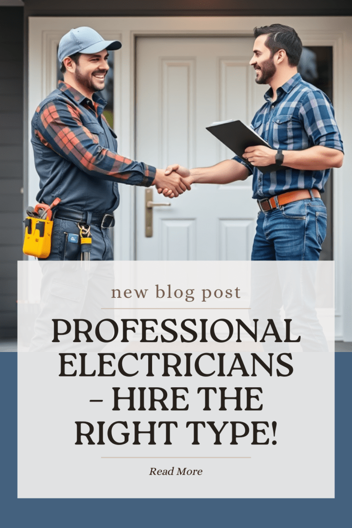 Professional Electricians – Hire the Right Type! - LavandaMichelle