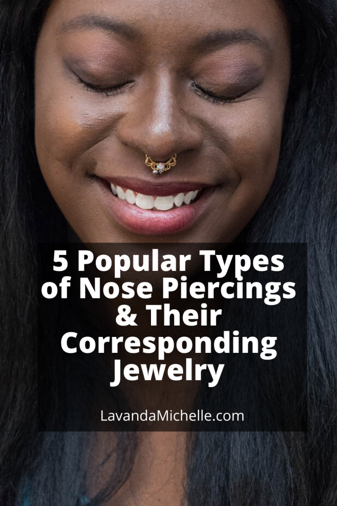 5 Popular Types of Nose Piercings & Their Corresponding Jewelry ...