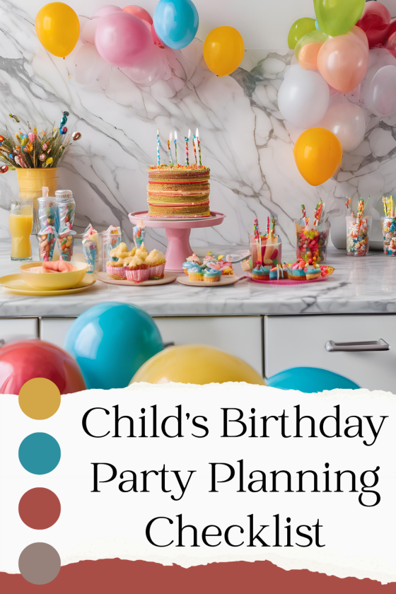 Child's Birthday Party Planning Checklist - LavandaMichelle