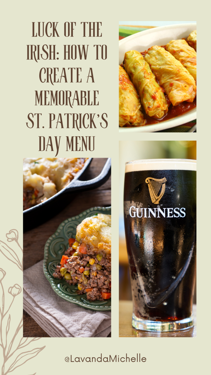 Luck of the Irish: How to Create a Memorable St. Patrick's Day Menu ...