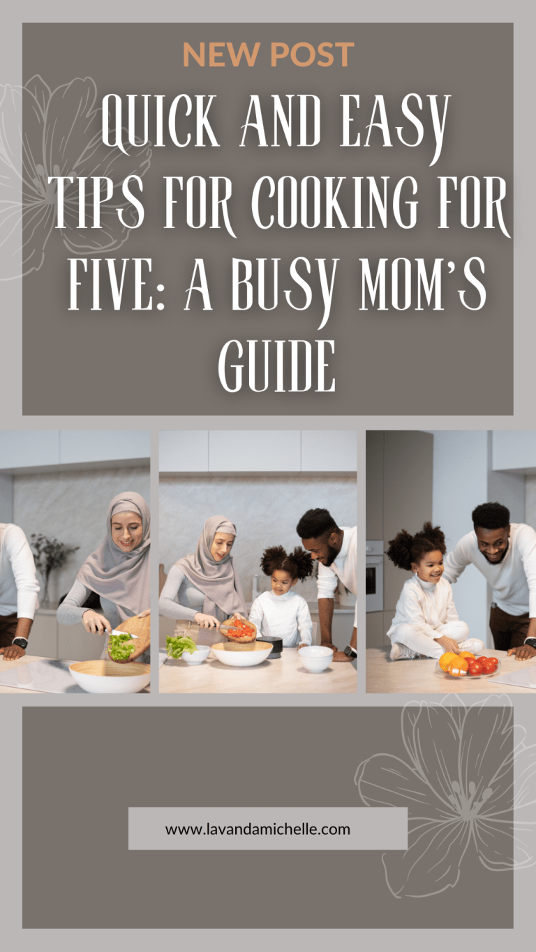 Quick and Easy Tips for Cooking for Five: A Busy Mom's Guide ...