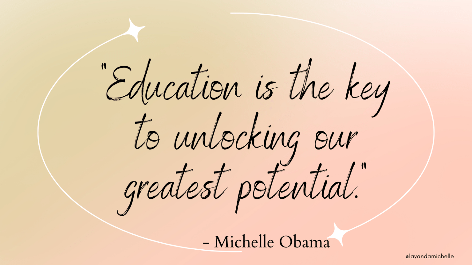 Michelle Obama: 10 Quotes to Spark Your Shine - LavandaMichelle
