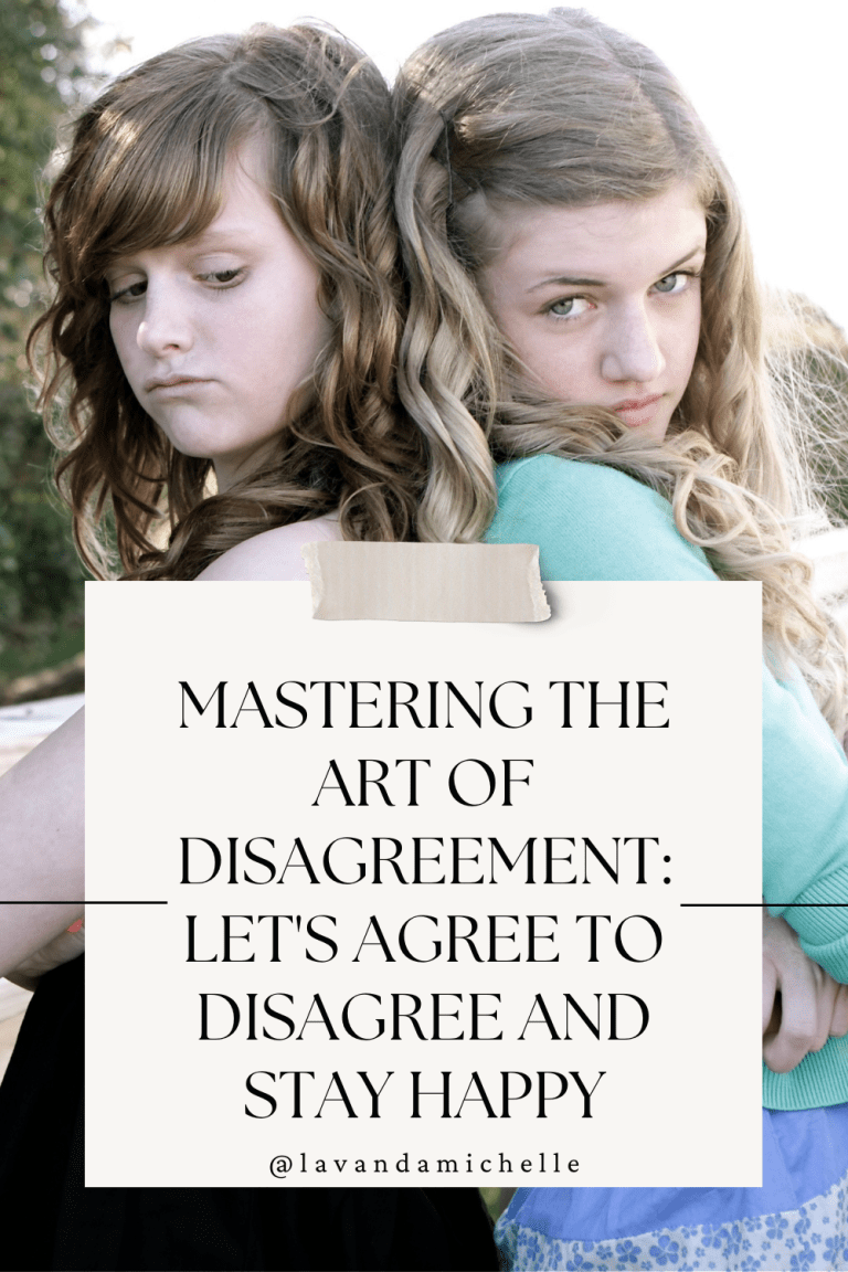Mastering the Art of Disagreement: Let's Agree to Disagree and Stay ...