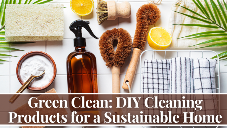 Green Clean: DIY Cleaning Products for a Sustainable Home - LavandaMichelle