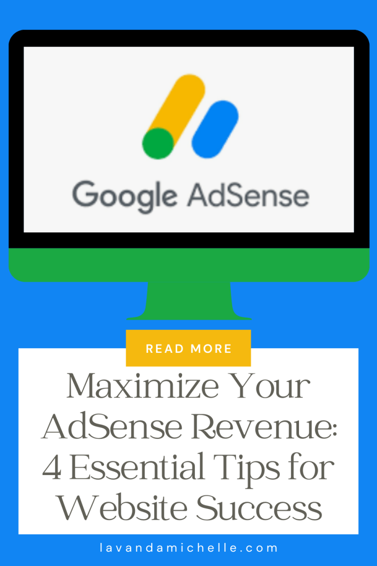 Maximize Your AdSense Revenue: 4 Essential Tips for Website Success ...