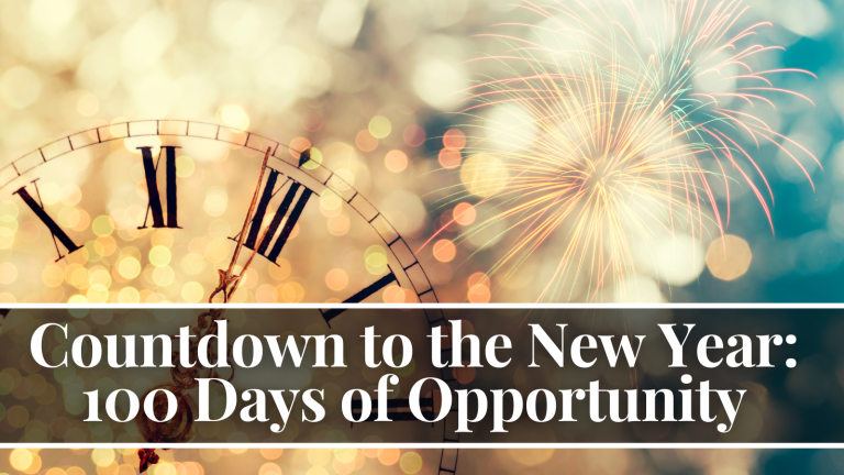 Countdown to the New Year: 100 Days of Opportunity - LavandaMichelle