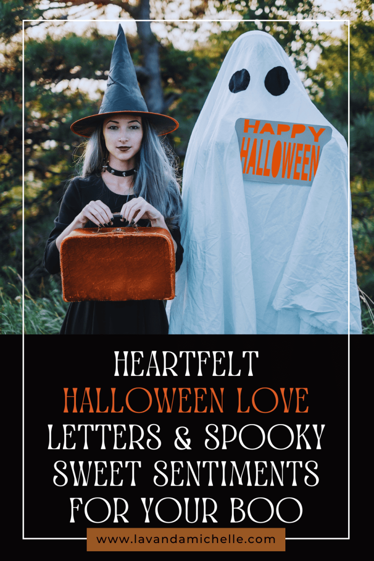 Heartfelt Halloween Love Letters & Spooky Sweet Sentiments for Your Boo ...