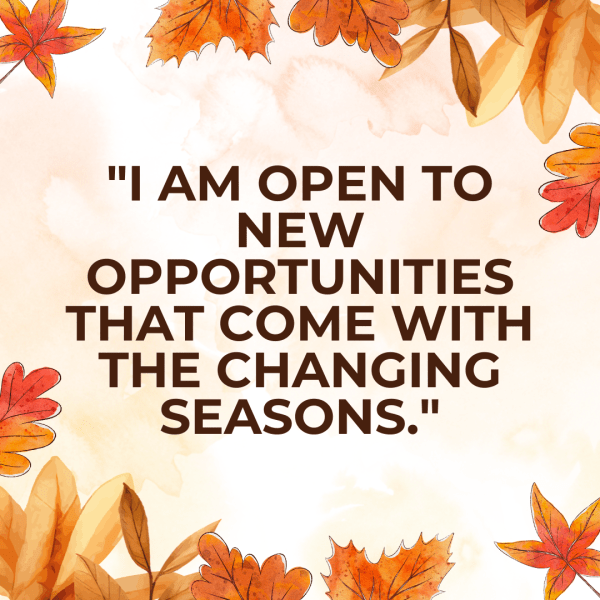 Fall Affirmations to Uplift Your Spirit - LavandaMichelle