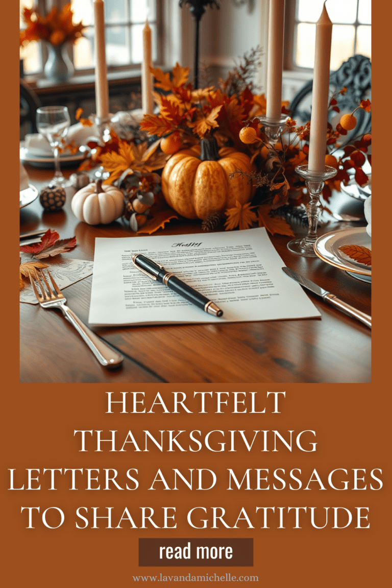 Heartfelt Thanksgiving Letters and Messages to Share Gratitude ...