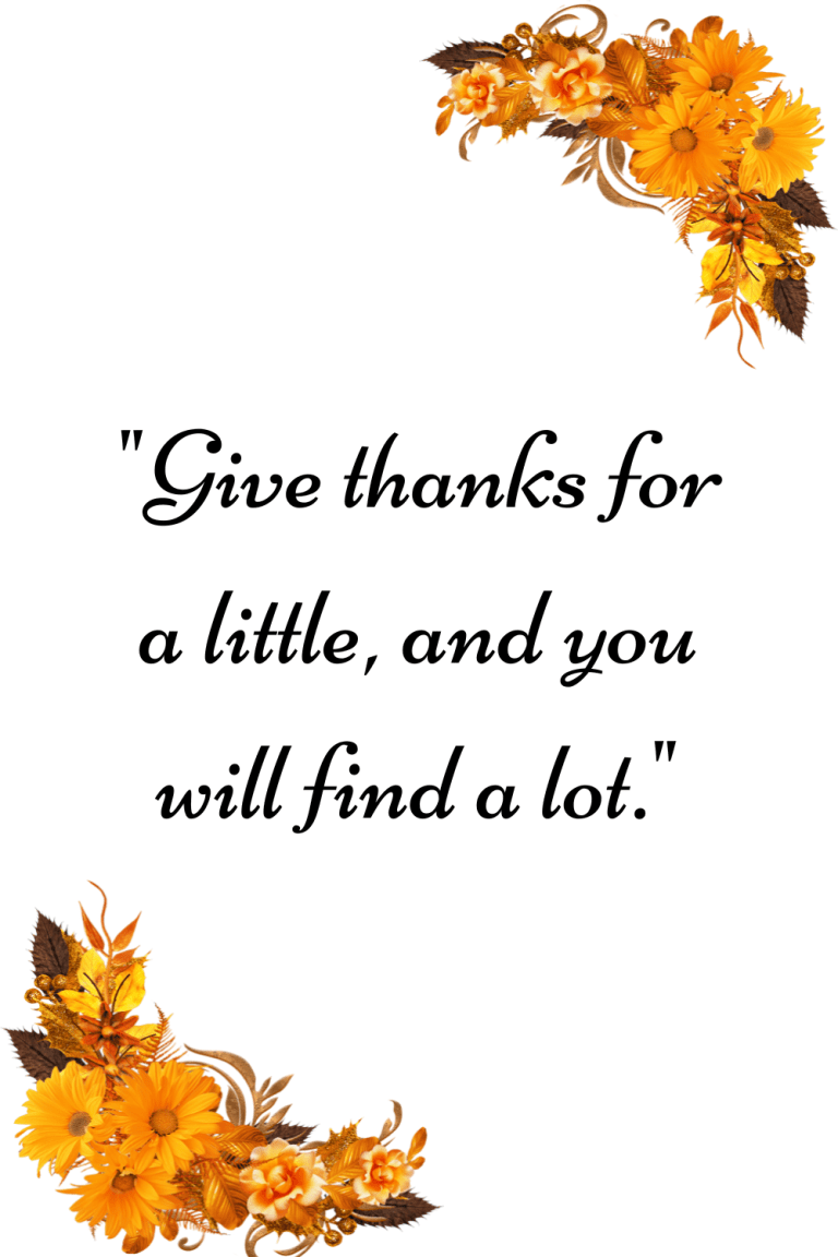 50 Heartwarming Thanksgiving Quotes to Inspire Gratitude - LavandaMichelle