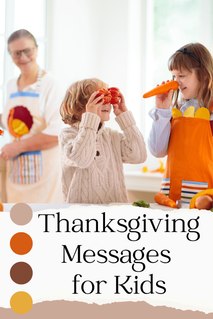 Thanksgiving Messages for Kids: Short Notes to Show Gratitude ...