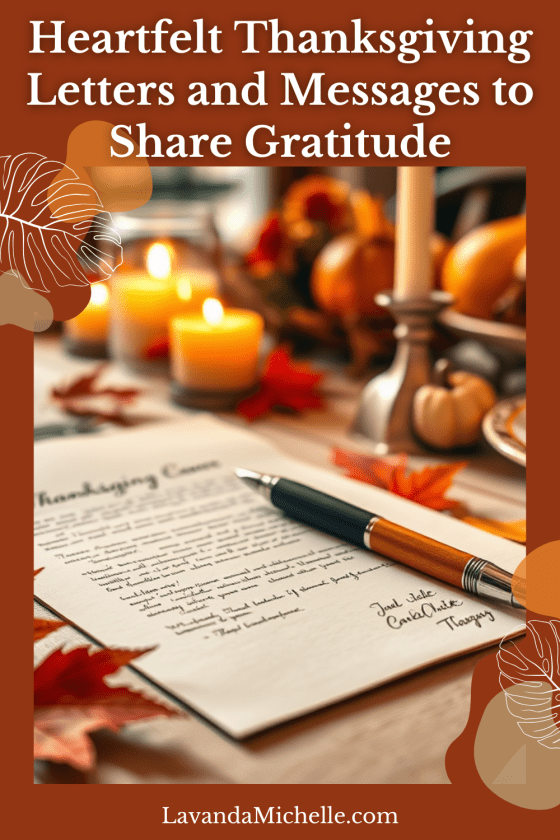 Heartfelt Thanksgiving Letters and Messages to Share Gratitude ...