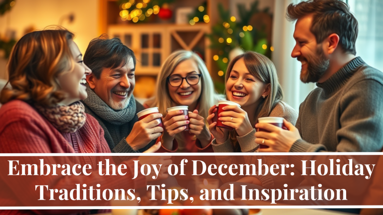 Embrace the Joy of December: Holiday Traditions, Tips, and Inspiration ...