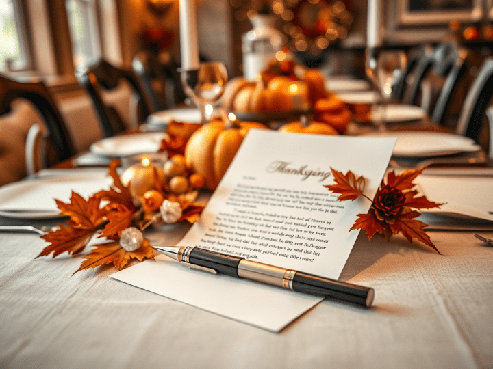 Heartfelt Thanksgiving Letters and Messages to Share Gratitude ...