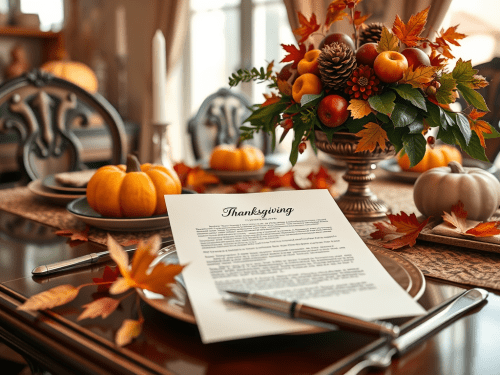 Heartfelt Thanksgiving Letters and Messages to Share Gratitude ...