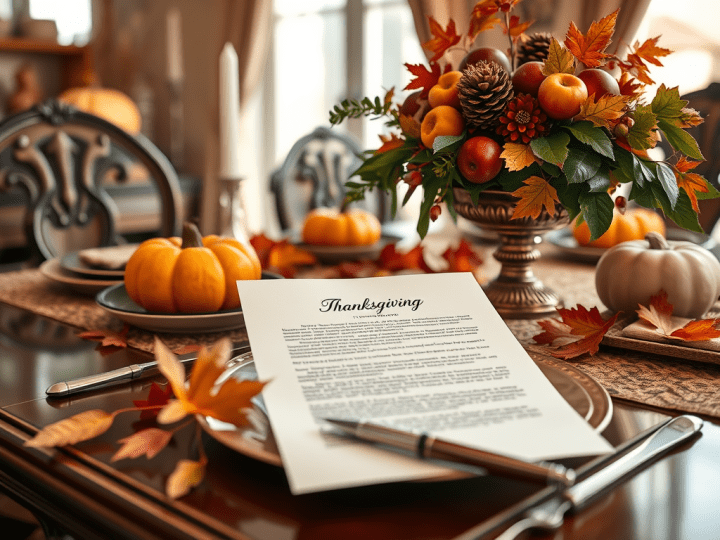 Heartfelt Thanksgiving Letters and Messages to Share Gratitude ...