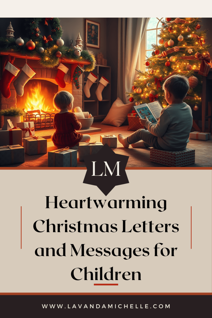 Heartwarming Christmas Letters and Messages for Children - LavandaMichelle