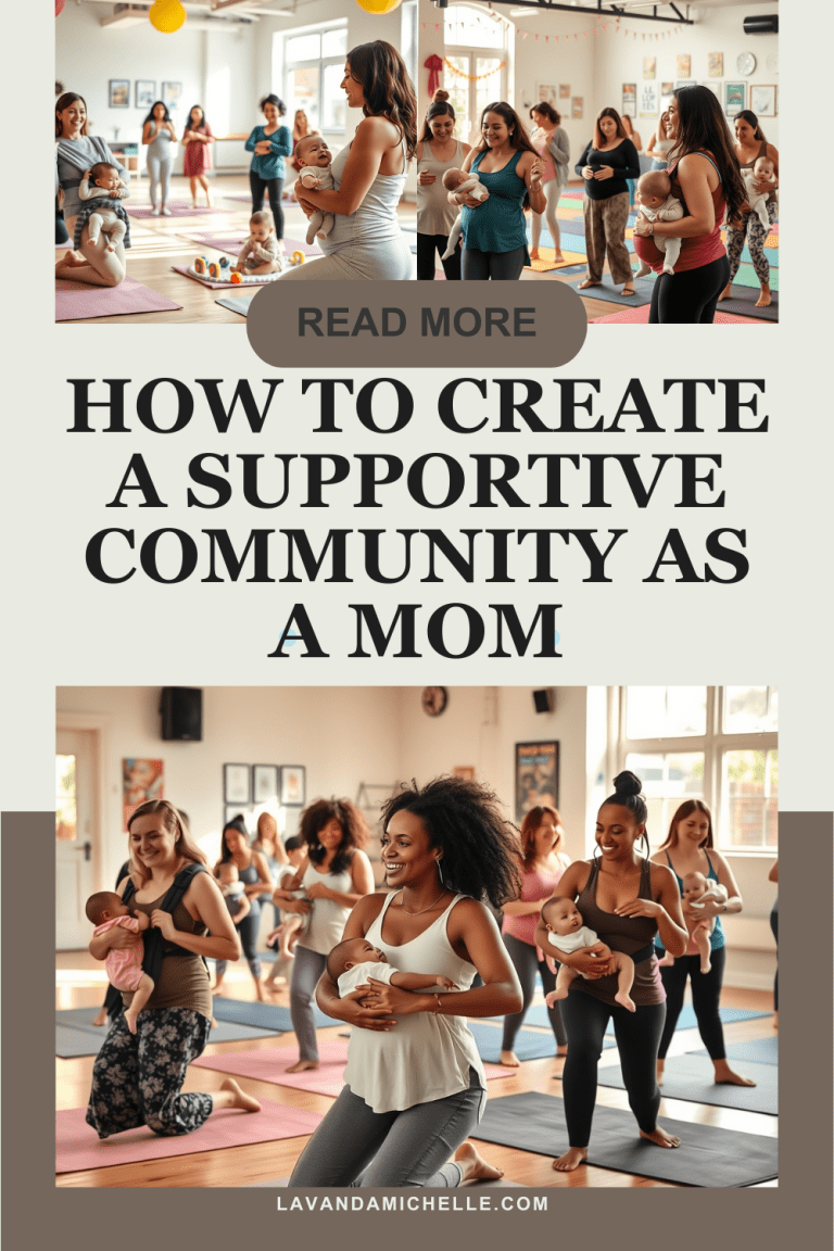 How to Create a Supportive Community as a Mom - LavandaMichelle
