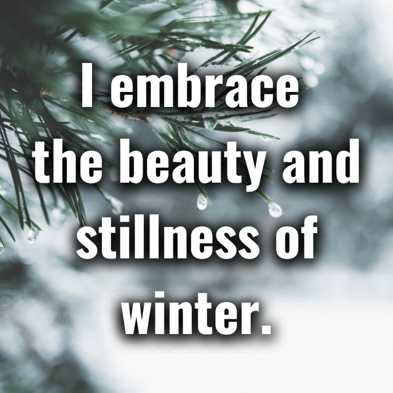 40 Winter Affirmations for Warmth, Growth, and Renewal - LavandaMichelle