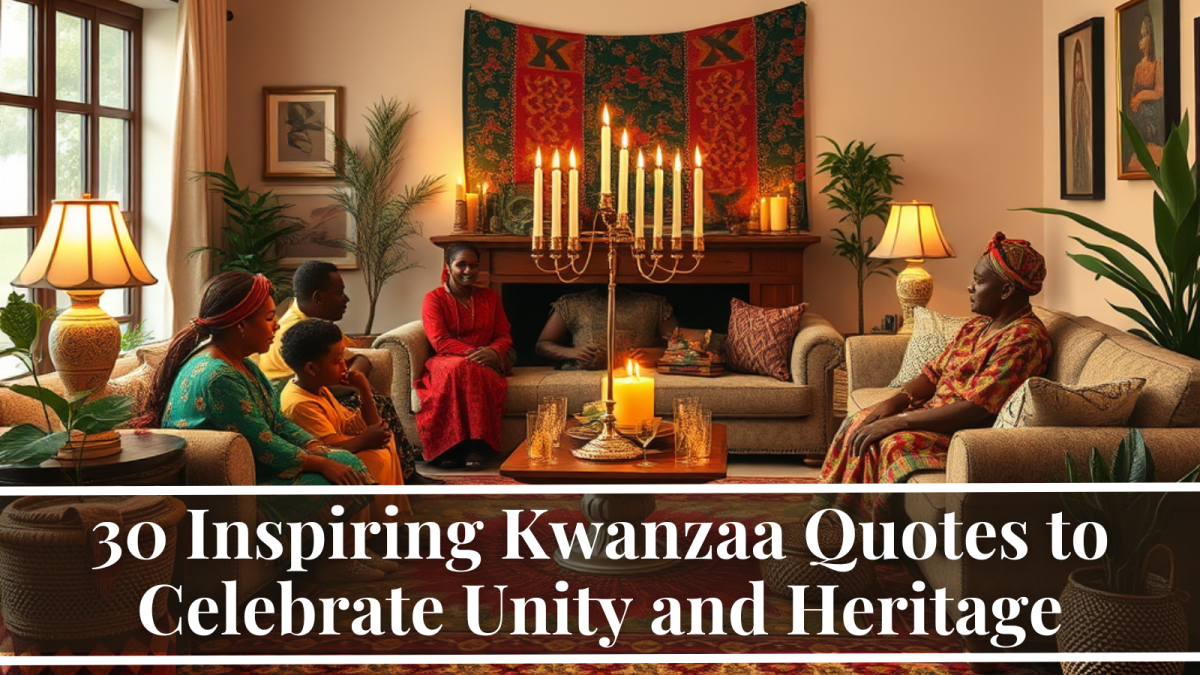 30 Inspiring Kwanzaa Quotes to Celebrate Unity and Heritage ...