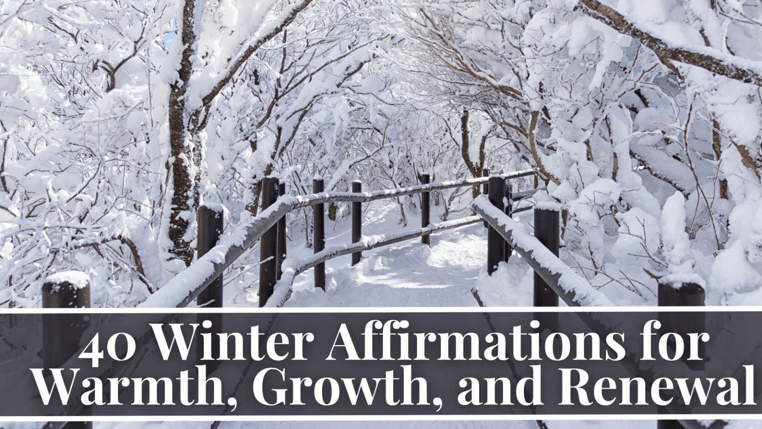 40 Winter Affirmations for Warmth, Growth, and Renewal - LavandaMichelle