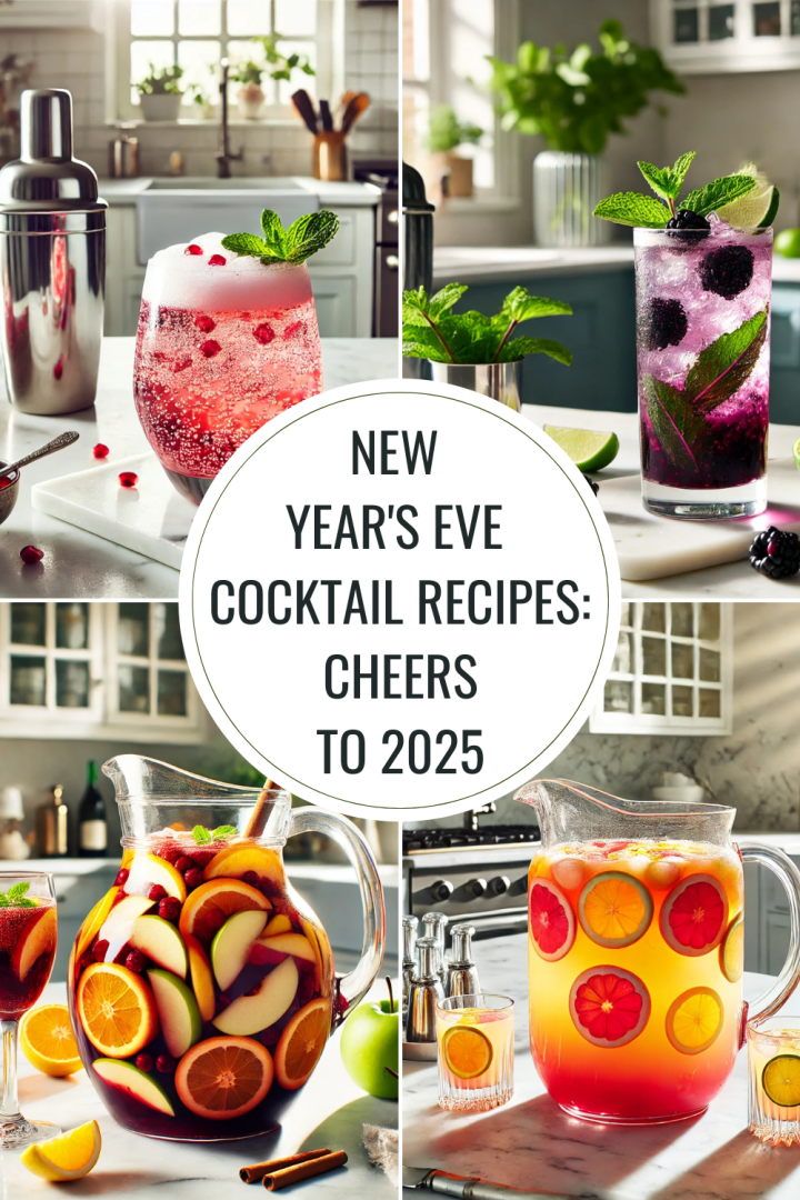 New Year's Eve Cocktail Recipes: Cheers to 2025 - LavandaMichelle