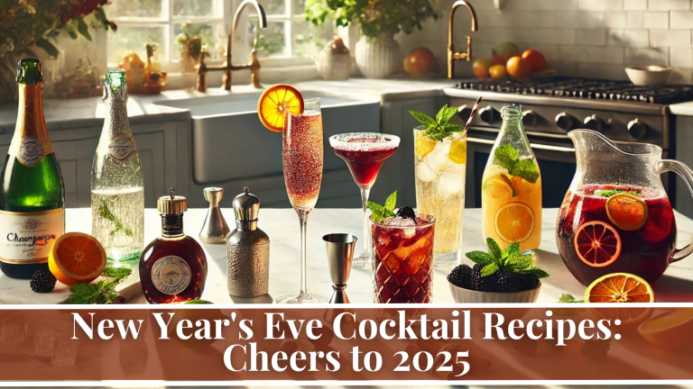 New Year's Eve Cocktail Recipes: Cheers to 2025 - LavandaMichelle