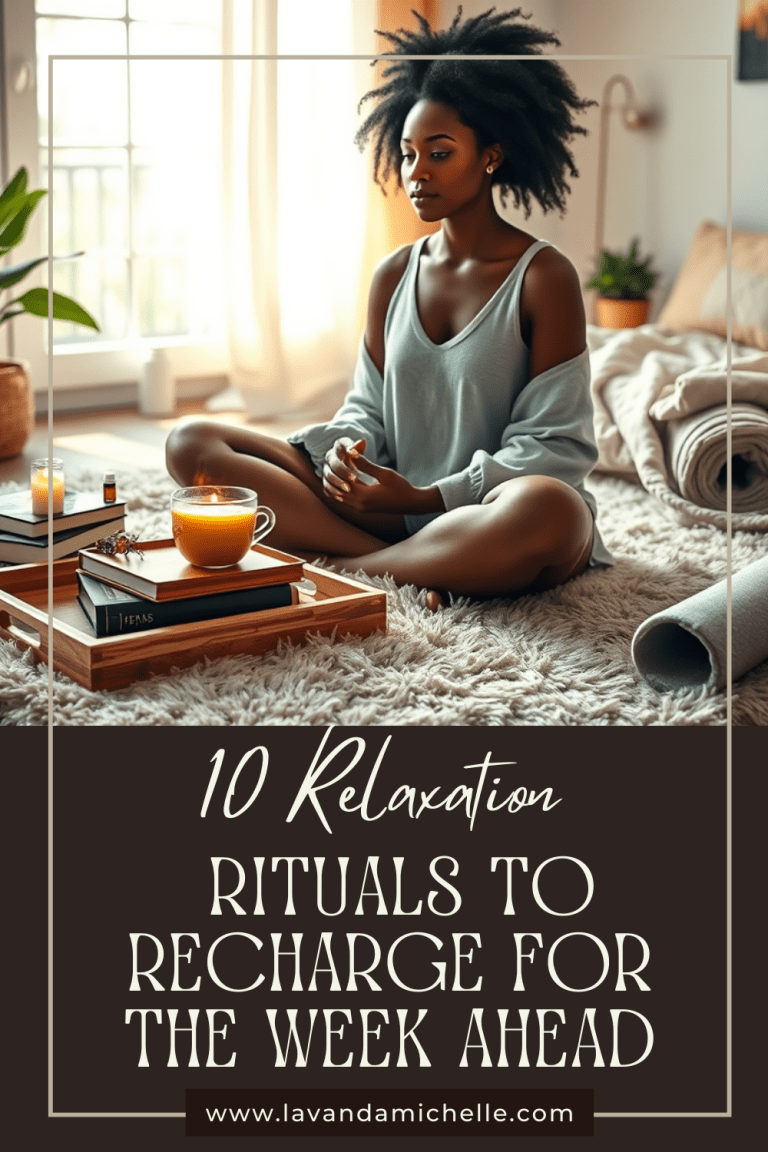 10 Relaxation Rituals to Recharge for the Week Ahead - LavandaMichelle