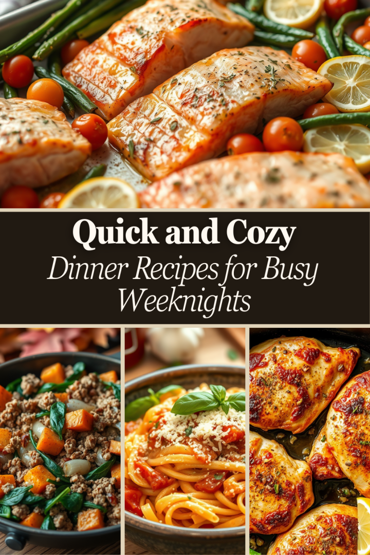 Quick and Cozy Dinner Recipes for Busy Weeknights - LavandaMichelle