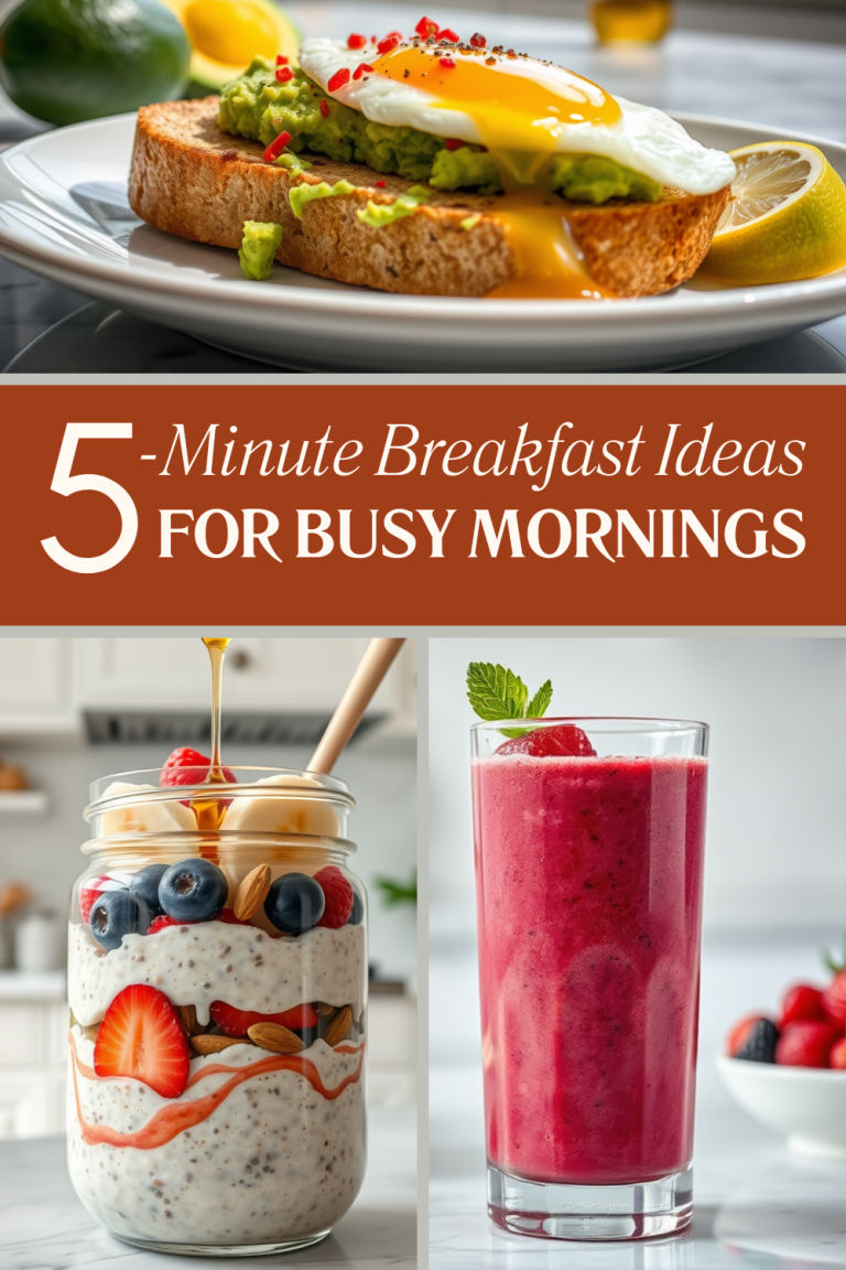 5-Minute Breakfast Ideas for Busy Mornings - LavandaMichelle
