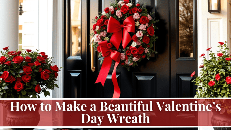 How to Make a Beautiful Valentine’s Day Wreath - LavandaMichelle