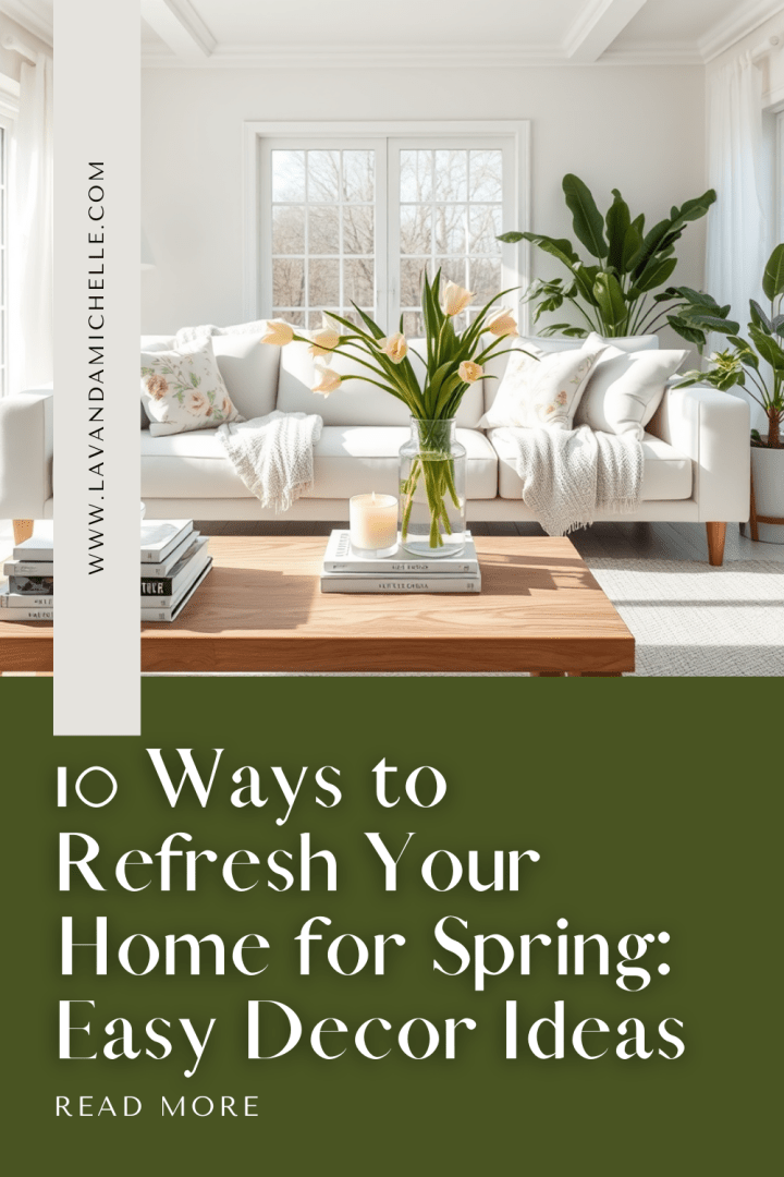 10 Ways to Refresh Your Home for Spring: Easy Decor Ideas - LavandaMichelle