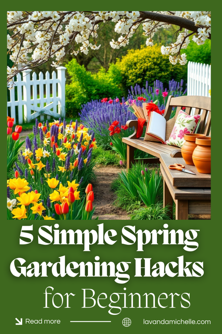 5 Simple Spring Gardening Hacks for Beginners - LavandaMichelle