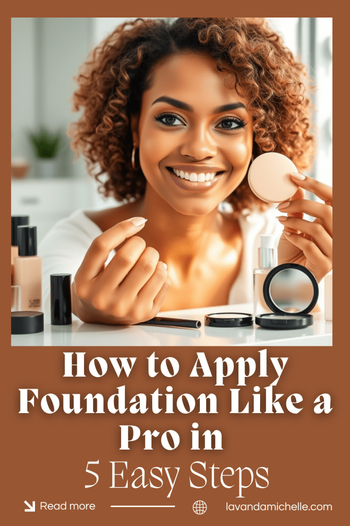 How to Apply Foundation Like a Pro in 5 Easy Steps - LavandaMichelle
