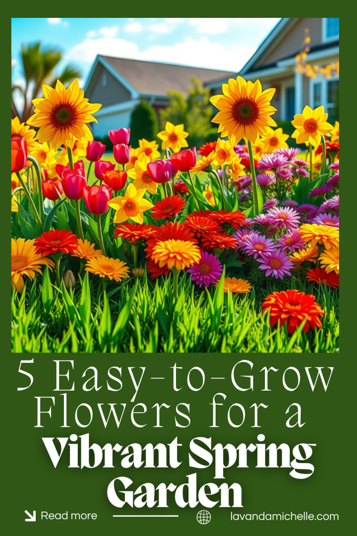 5 Easy-to-Grow Flowers for a Vibrant Spring Garden - LavandaMichelle