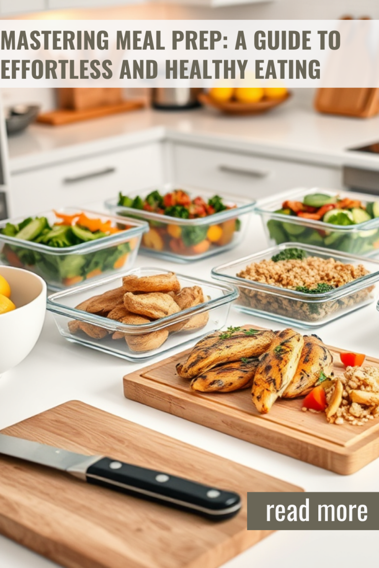 Mastering Meal Prep: A Guide to Effortless and Healthy Eating ...