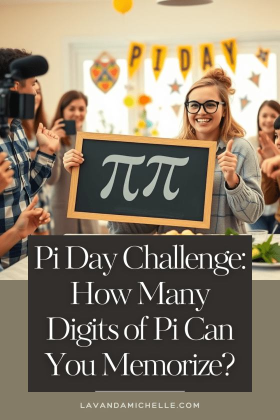 Pi Day Challenge: How Many Digits of Pi Can You Memorize? - LavandaMichelle