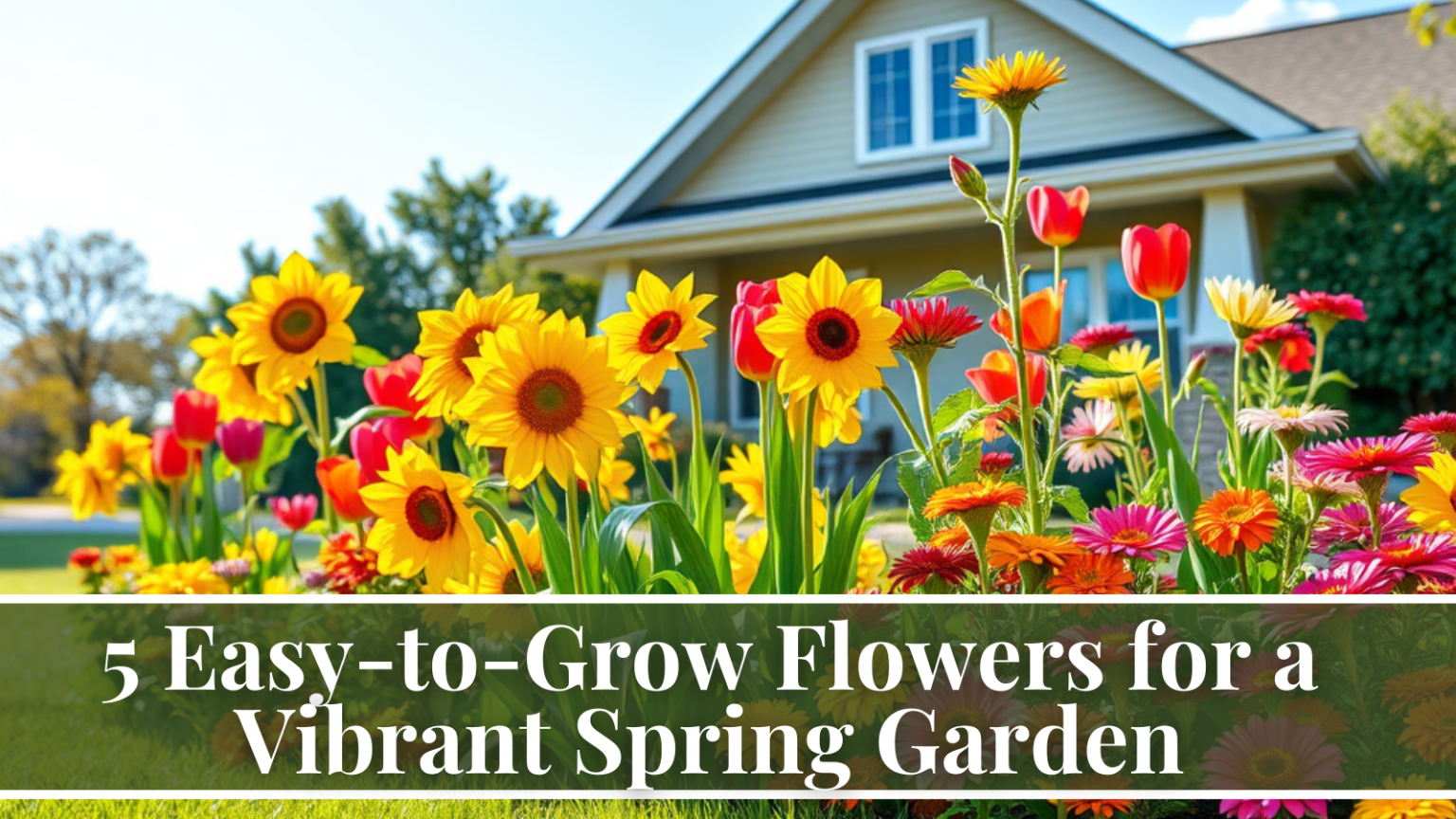 5 Easy-to-Grow Flowers for a Vibrant Spring Garden - LavandaMichelle