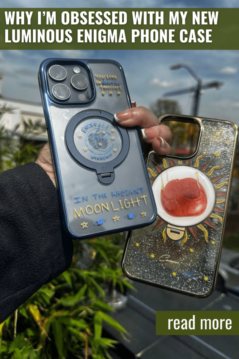 Why I’m Obsessed with My New Luminous Enigma Phone Case - LavandaMichelle