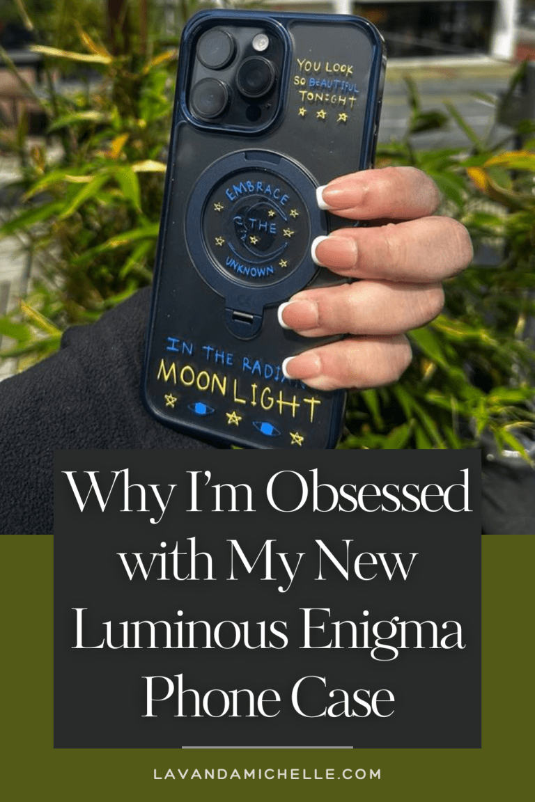 Why I’m Obsessed with My New Luminous Enigma Phone Case - LavandaMichelle