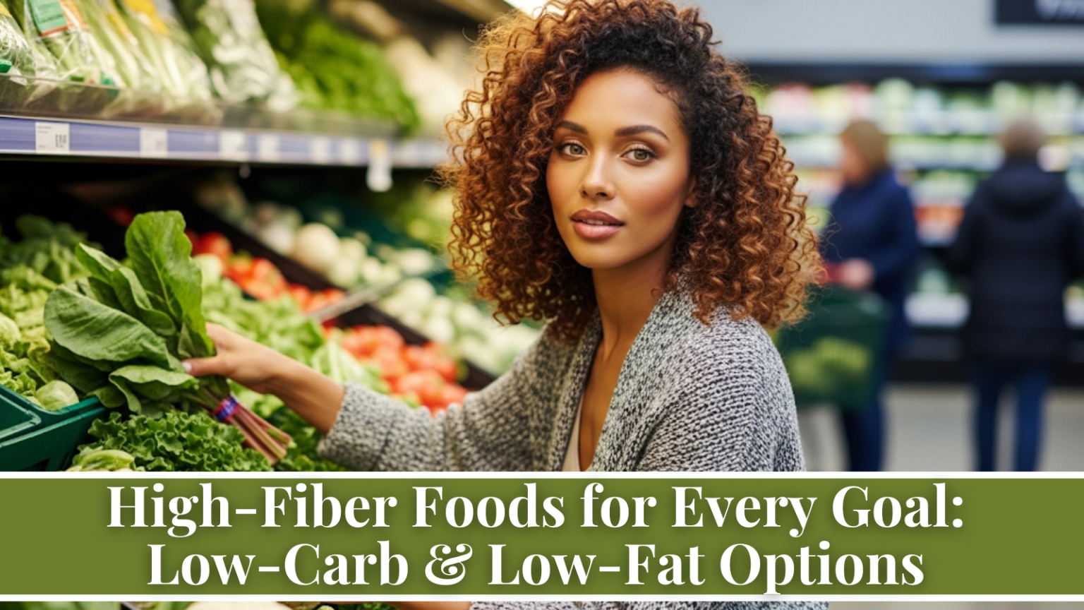 High-Fiber Foods for Every Goal: Low-Carb & Low-Fat Options ...